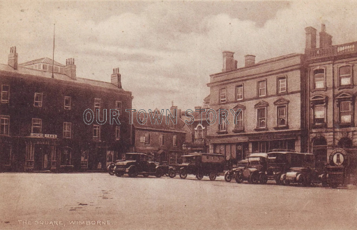 The Square, Wimborne, C. 1920s - Gallery - Iamtimbo | Our Town Story